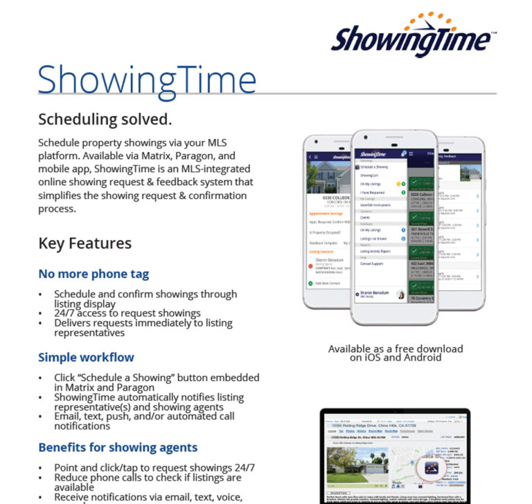 ShowingTime – California Regional Multiple Listing Service
