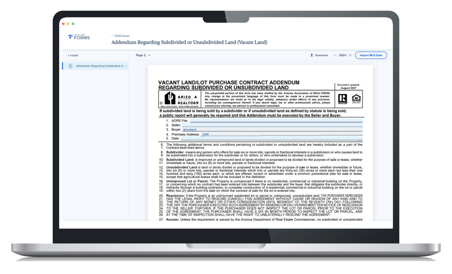 California Regional MLS to Offer SkySlope Forms, a Full-Service, MLS-Integrated Digital Forms ...